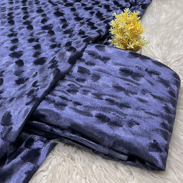 Premium Korean Velvet 2-piece Unstitched D-9 – Zara Miraal