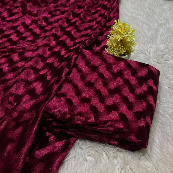 Premium Korean Velvet 2-piece Unstitched D-10 – Zara Miraal